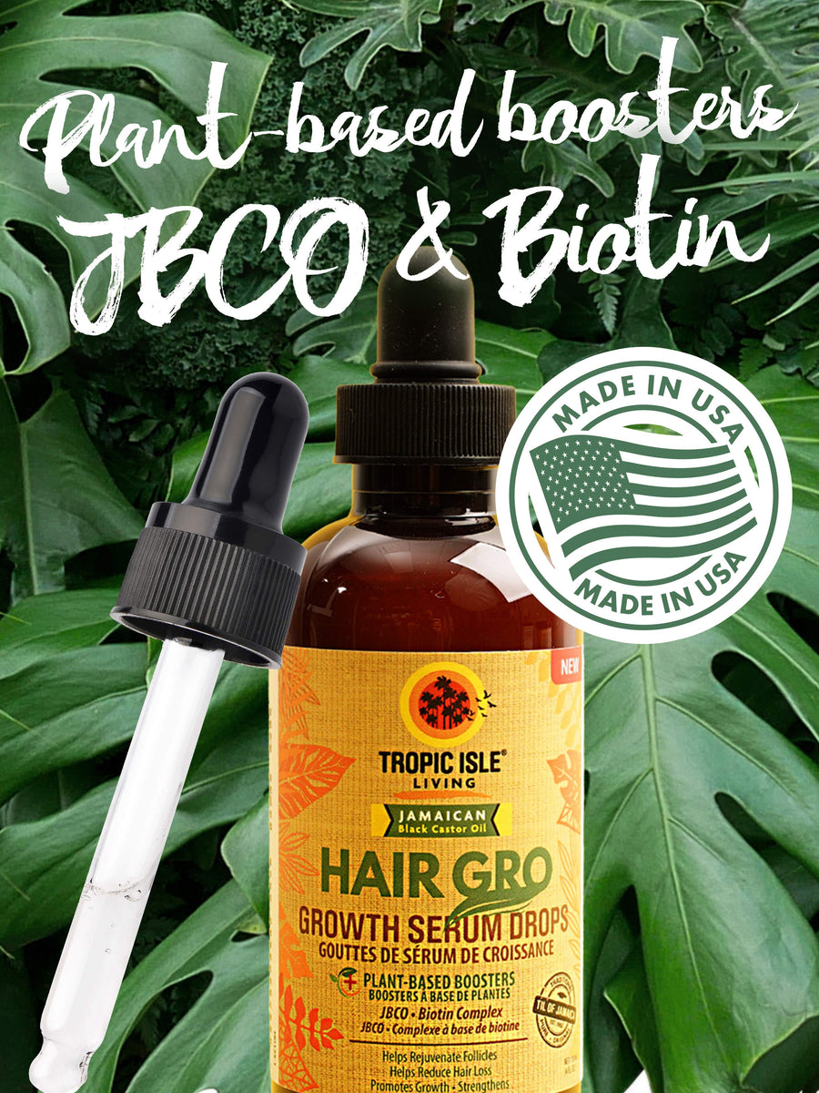 HAIR GRO Growth Serum Drops 4 oz – Tropic Isle Living